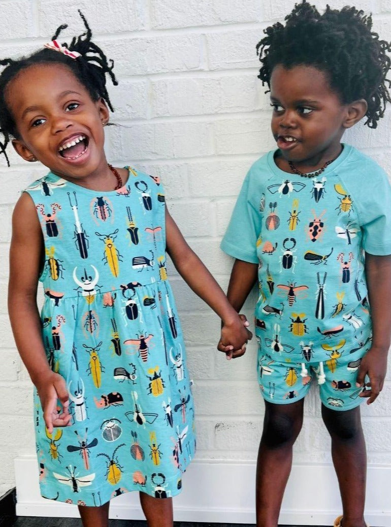 Jo Dress - Beetle Mania Print – For Days